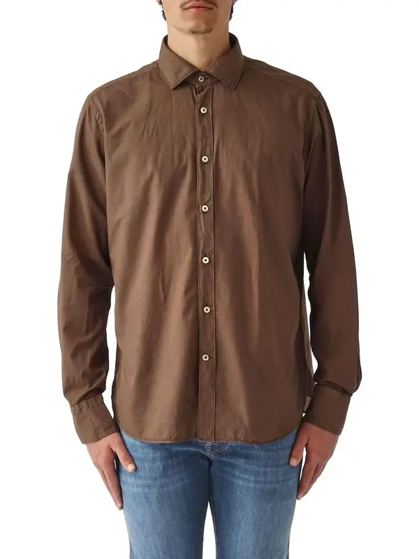TINTORIA MATTEI 954 Cotton Shirt - Dark