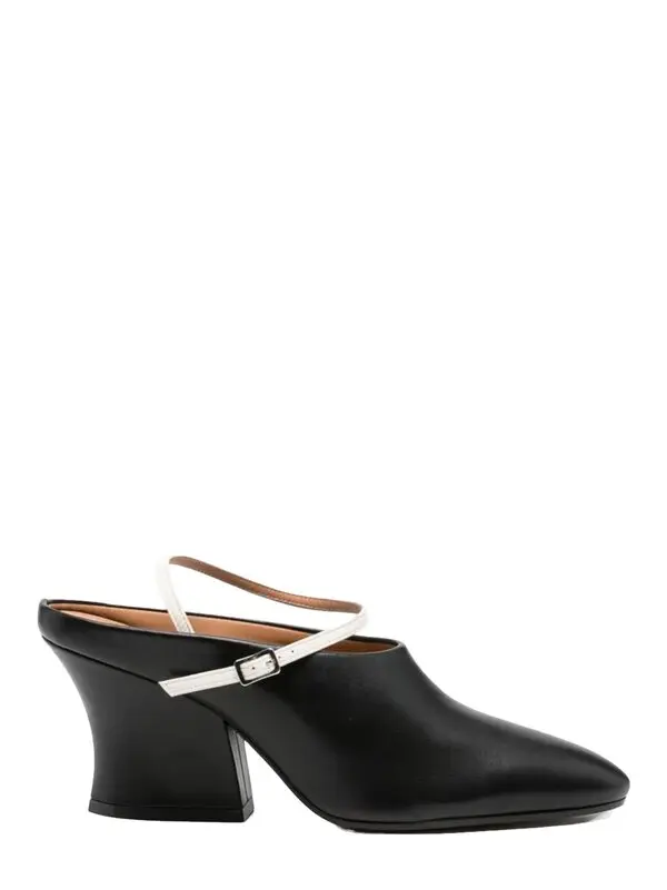 JIL SANDER Slingback Pumps With Sculptural Heel - Blue