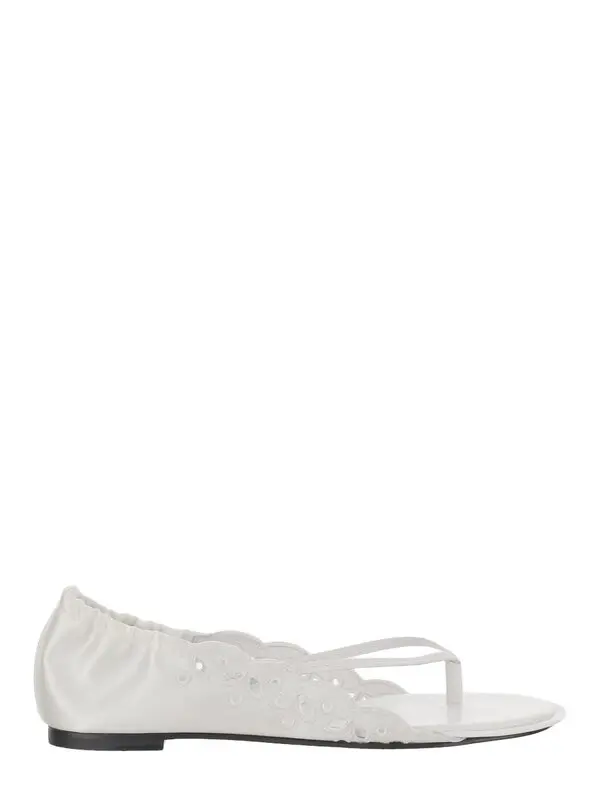 Jacquemus Heeled Sandal - White