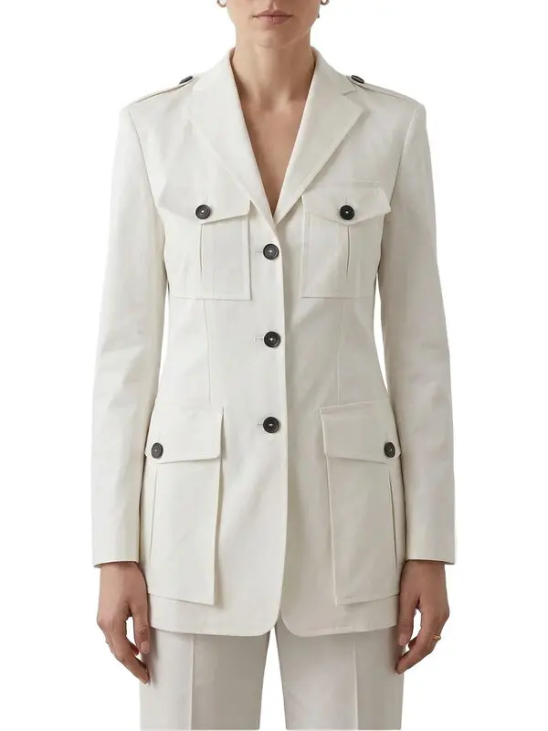 Tagliatore Jacket - White