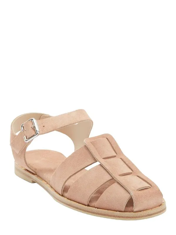 Freda Salvador Sera Fisherman Sandal - Blush Suede