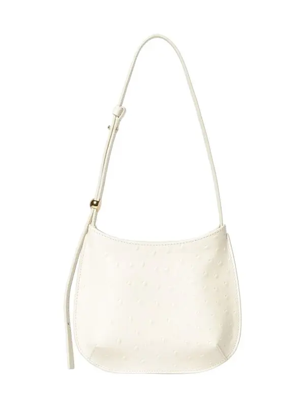 Jacquemus Le Petit Bisou Embossed Leather Bag - Ivory
