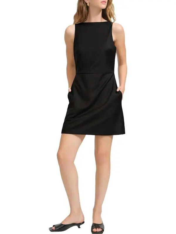 MARCELLA Jessica Sleeveless Mini Dress - Black