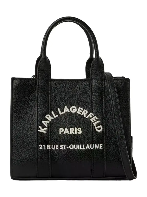 Karl Lagerfeld Mini Rue St-guillaume Tote Bag - Black