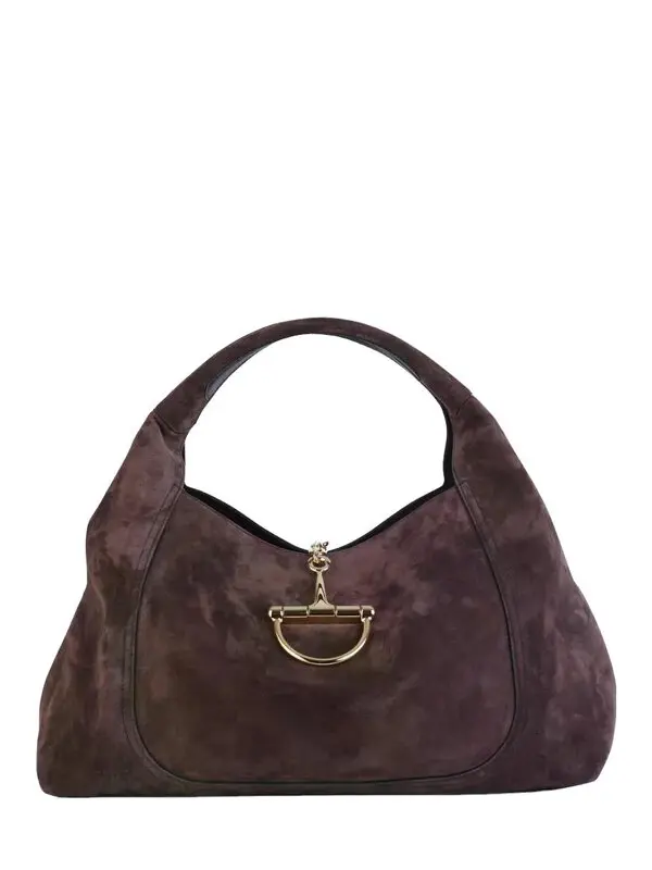 Gucci Maxi Softbit Shoulder Bag - Brown