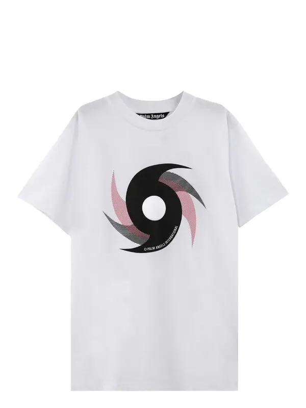 Palm Angels Hurricane Classic Tee - White
