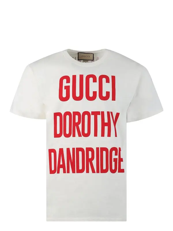 Gucci T-shirt With Dorothy Dandridge Print - White