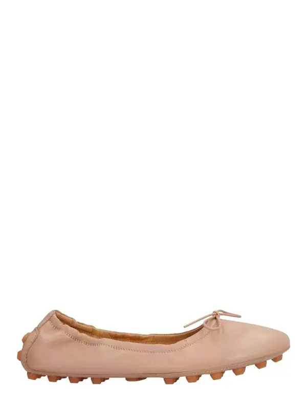 TOD'S Bow-detail Bubble Ballet Flats - Neutrals