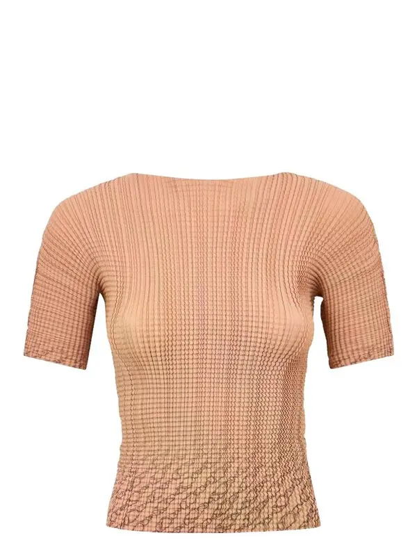 Herno Textured Fitted Top - Orange