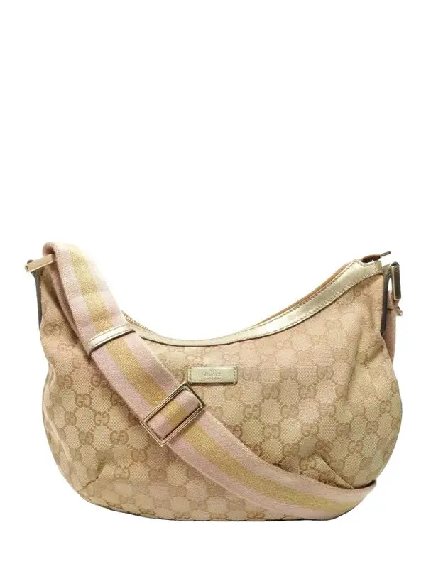 Gucci Gg Canvas Shoulder Bag - Neutrals