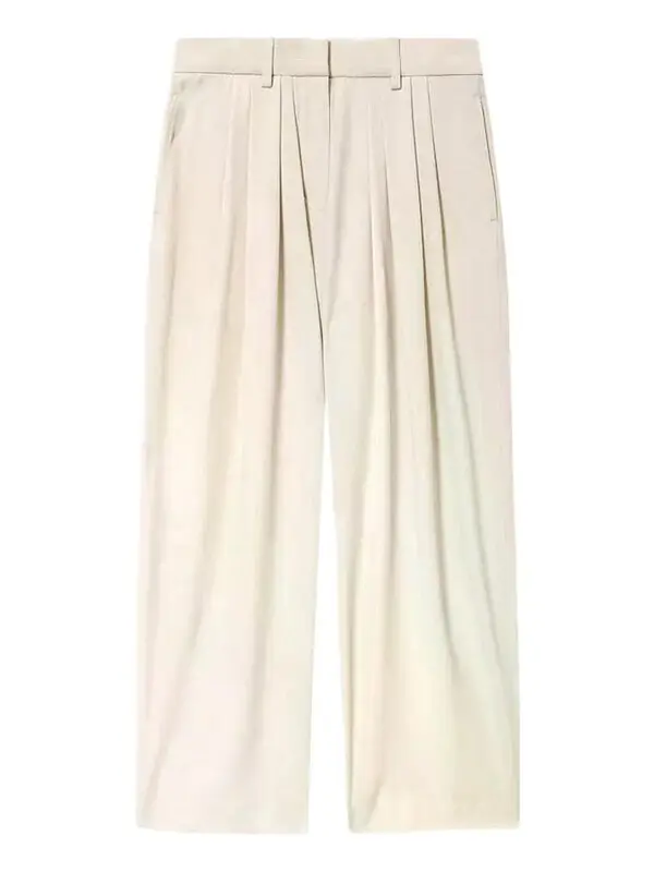 Isabel Marant Janice Pleated Trousers - Neutrals