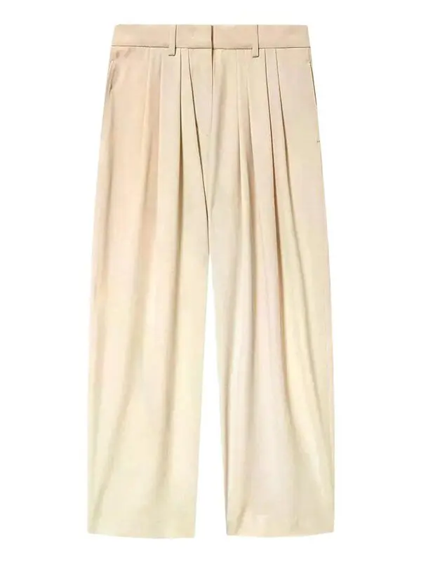 Isabel Marant Janice Pleated Trousers - Neutrals