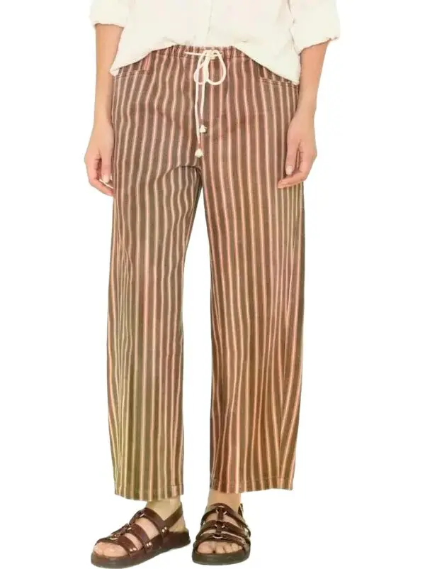Xirena Baxter Striped Trousers - Brown