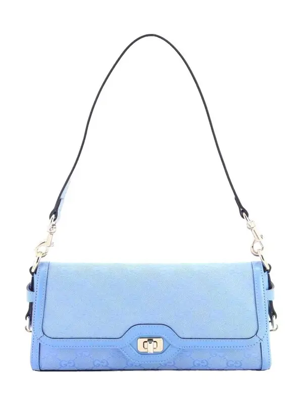 Gucci Luce Canvas Small Shoulder Bag - Blue