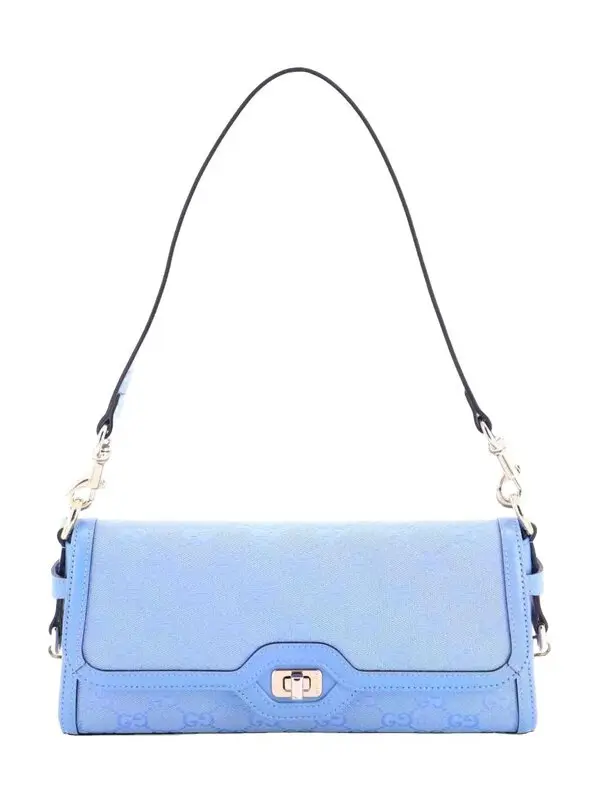Gucci Luce Canvas Small Shoulder Bag - Blue