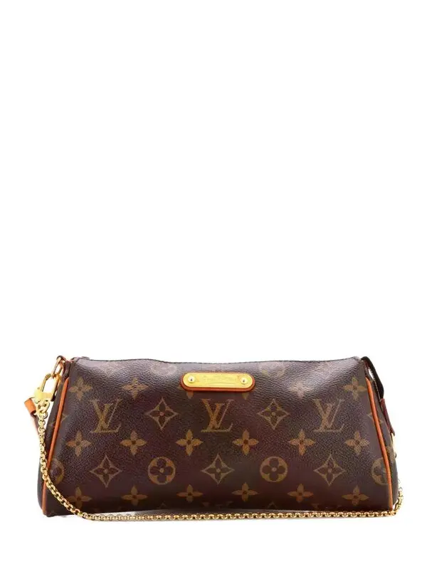 LOUIS VUITTON Eva Handbag Monogram Canvas - Brown