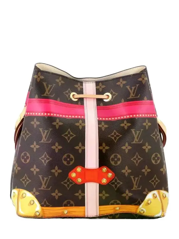 LOUIS VUITTON Néonoé Bucket Bag Summer Trunks Monogram Canvas Limited Edition - Brown