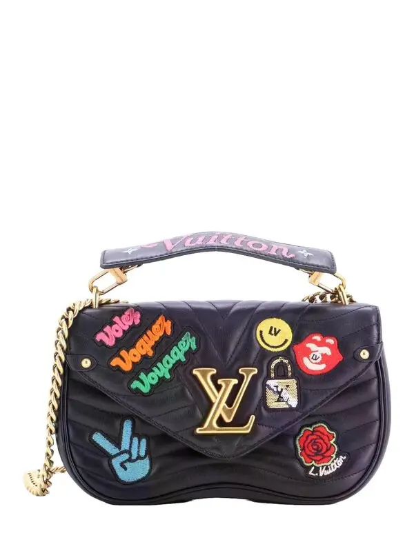 LOUIS VUITTON New Wave Chain Mm Shoulder Bag - Black