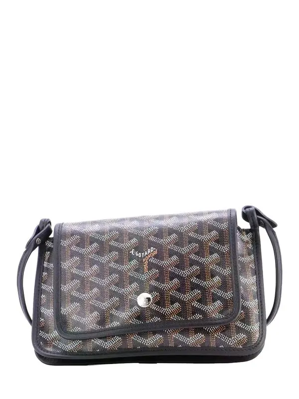 Goyard Plumet Clutch Wallet Coated Canvas Crossbody Bag - Brown