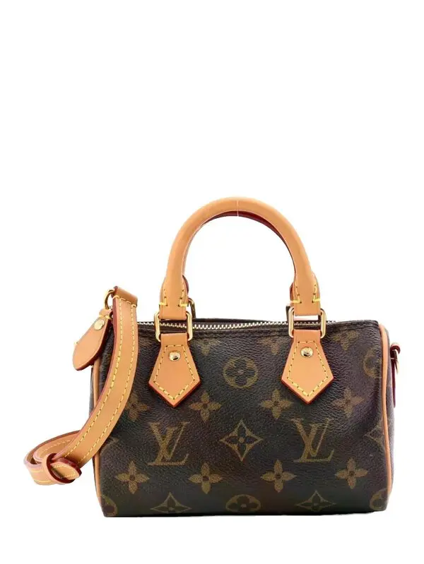 LOUIS VUITTON Speedy Bandouliere Nm Nano - Brown