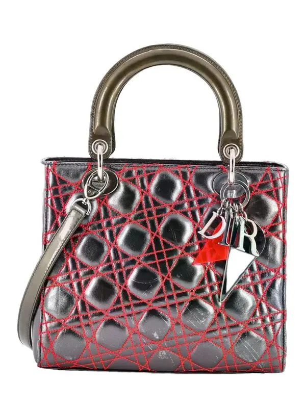 Dior Lady Medium Satchel - Metallic
