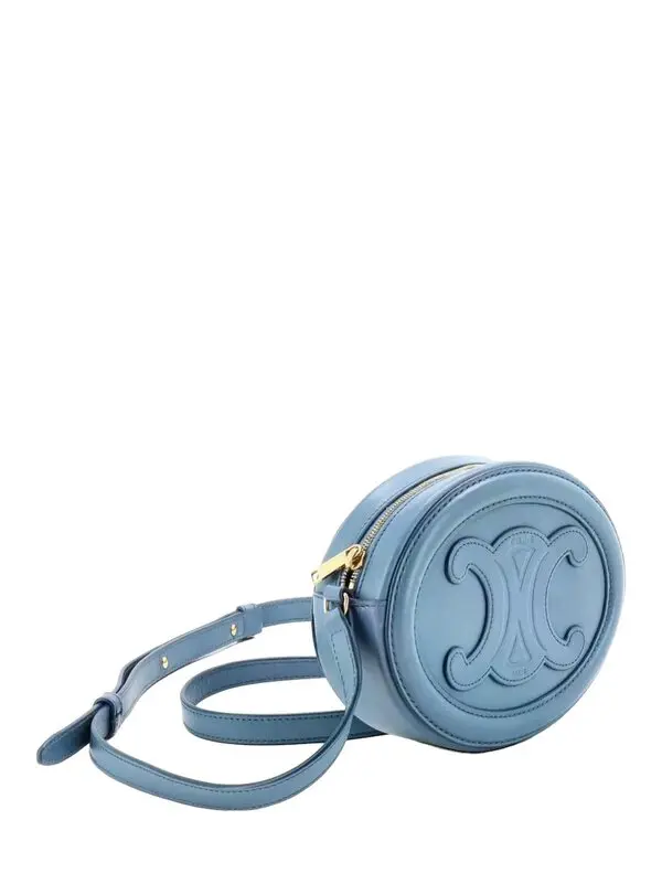 Celine Triomphe Oval Mini Crossbody Bag - Blue