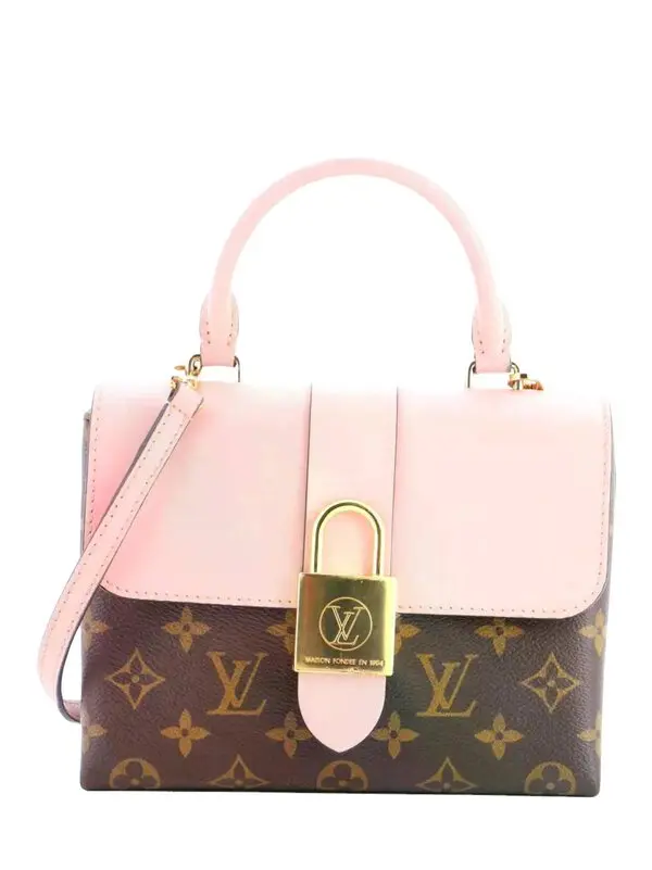 LOUIS VUITTON Locky Bb Satchel Monogram Canvas - Brown
