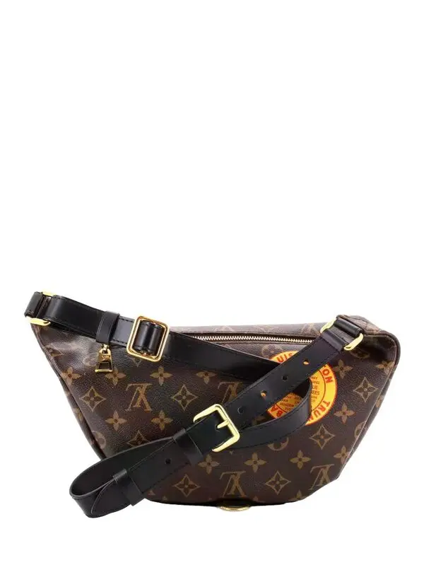 LOUIS VUITTON Bum Bag My World Tour Monogram Canvas Belt Bag - Brown
