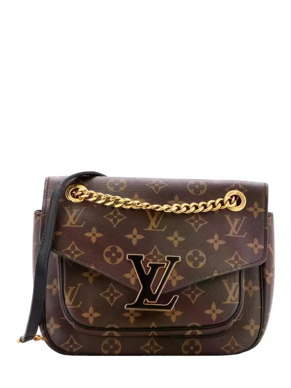 LOUIS VUITTON Passy Handbag Monogram Canvas - Brown