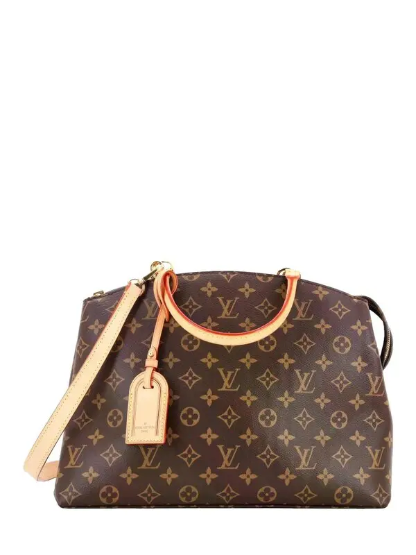 LOUIS VUITTON Grand Palais Monogram Canvas Shoulder Bag - Brown