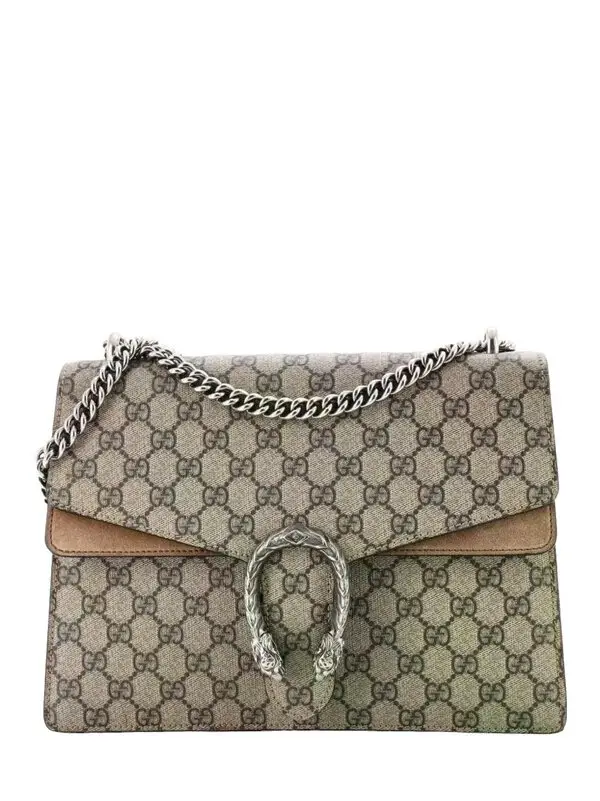 Gucci Dionysus Gg Coated Canvas Medium Shoulder Bag - Brown
