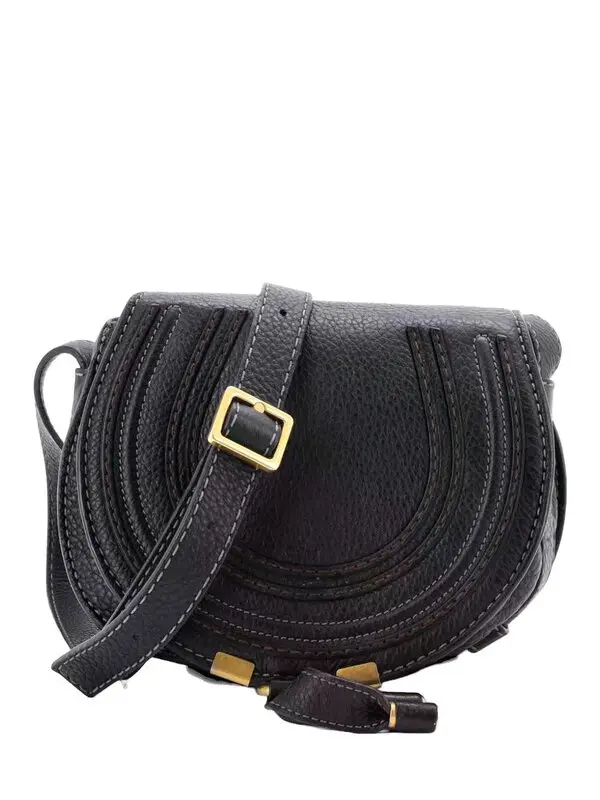 Chloé Marcie Small Crossbody Bag - Black
