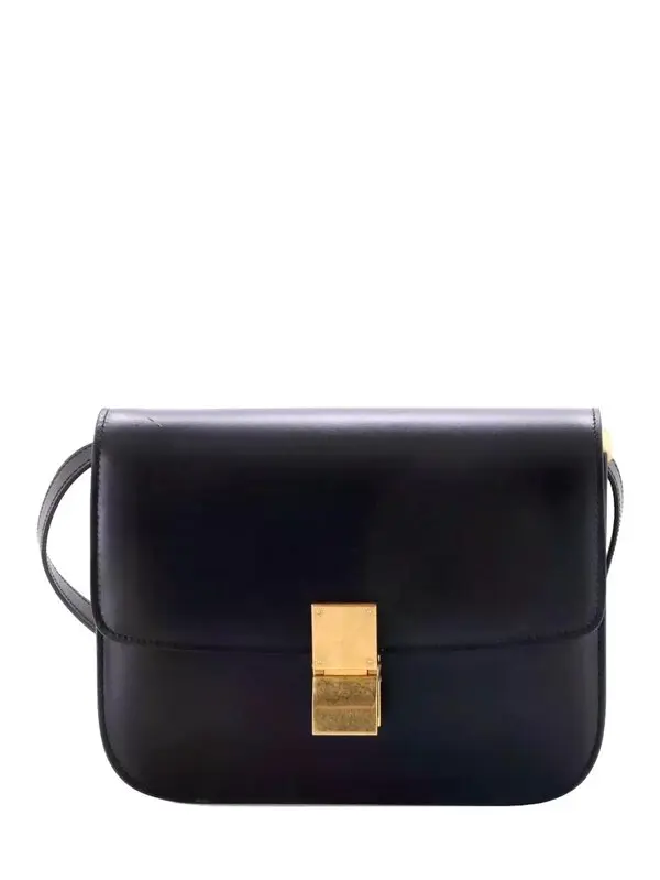Celine Classic Box Bag Smooth Leather Medium - Black