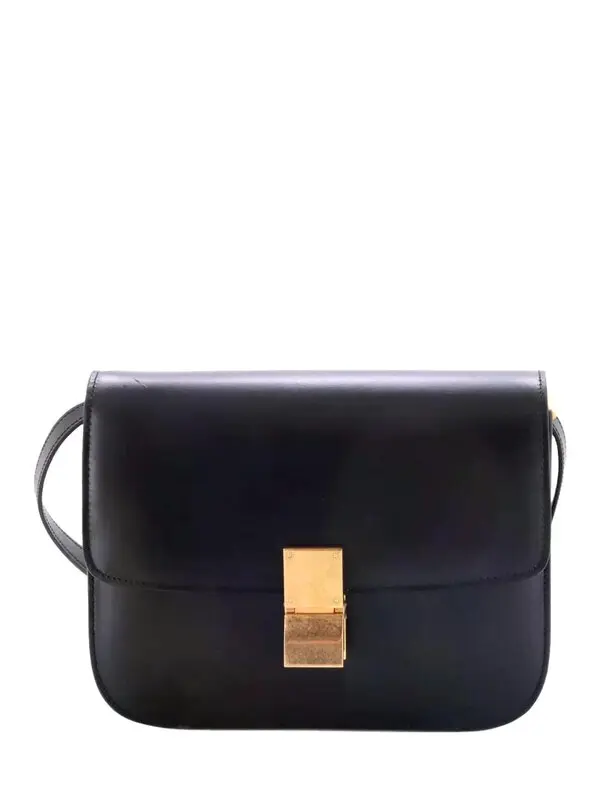 Celine Classic Box Bag Smooth Leather Medium - Black