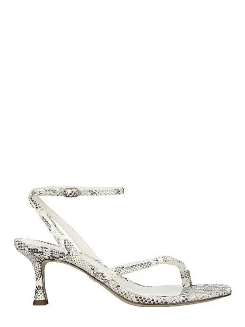 Sam Edelman Pax Leather Heeled Sandals - White