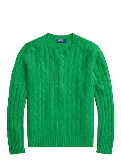 Polo Ralph Lauren Cable-knit Cashmere Jumper - Parakeet Green