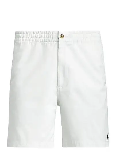Polo Ralph Lauren Logo-embroidered Stretch-cotton Shorts - Deckwash White