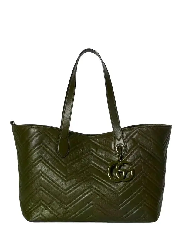 Gucci Gg Marmont Medium Tote Bag - Green