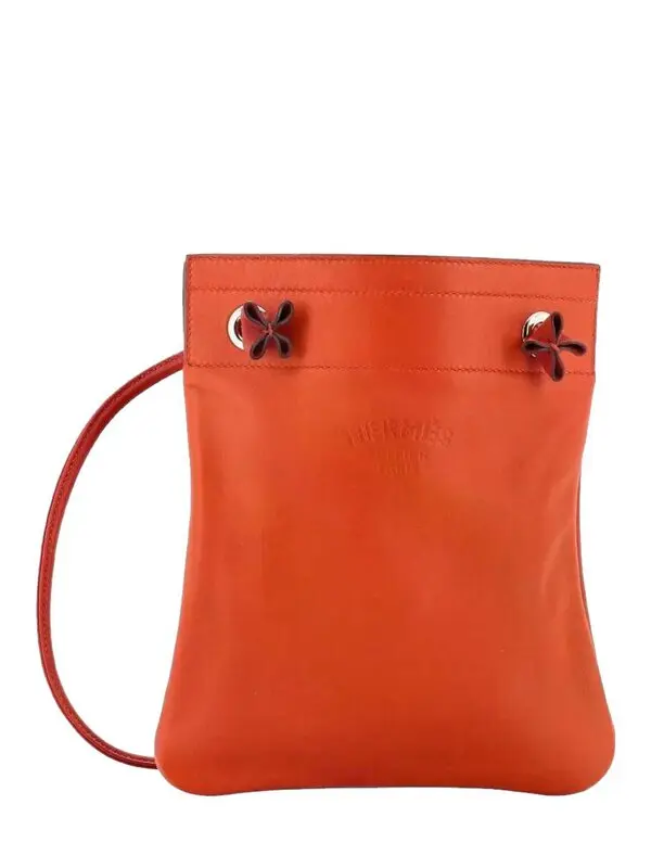 Hermès Aline Bag Milo Lambskin And Swift Mini Crossbody Bag - Brown