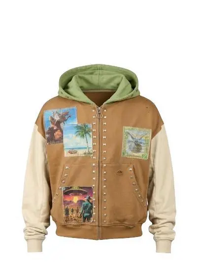 DUAA Traveler Full Zip Hoodie - Brown