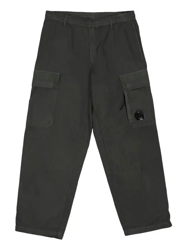 C.P. COMPANY Lens-detail Cargo Pants - Green