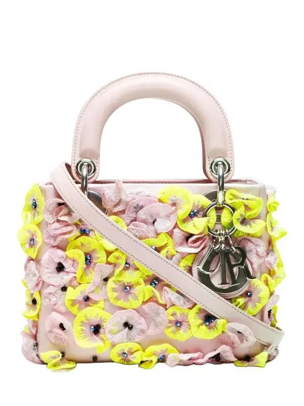Dior 2020s Mini Lady Tote Bag - Pink
