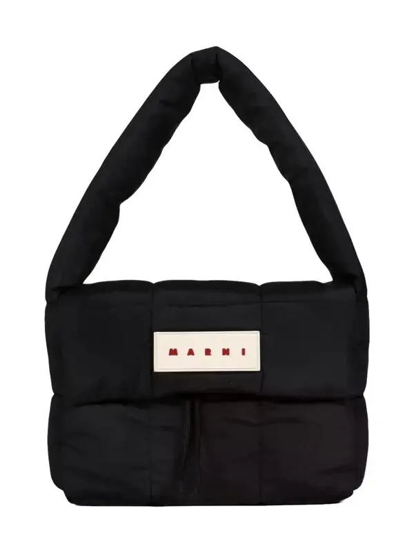Marni Quilted Tote Bag - Black