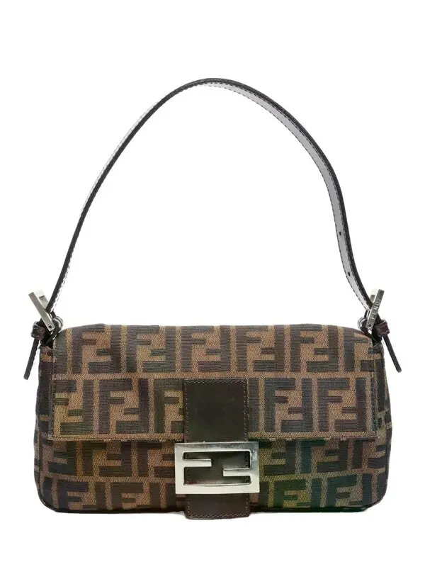 Fendi 1990-2000s Zucca Mamma Baguette - Brown
