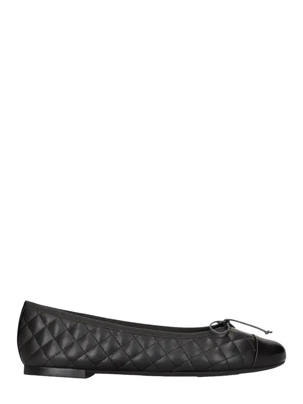 Pretty Ballerinas Nicole Suede Ballerinas - Black