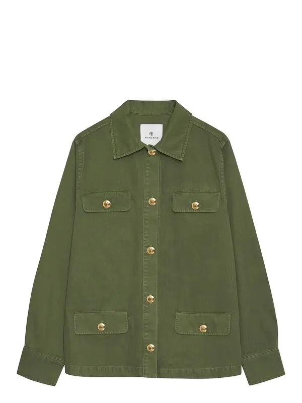 ANINE BING Corey Jacket - Khaki Green