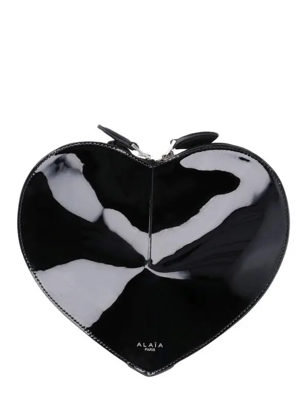 Alaïa Le Cœur" Shoulder Bag - Black
