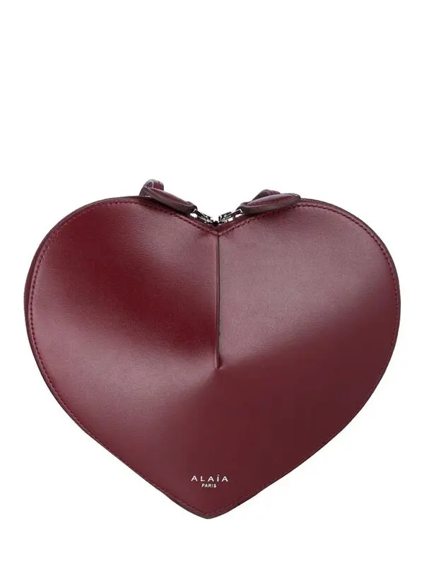 Alaïa Le Cœur" Shoulder Bag - Red