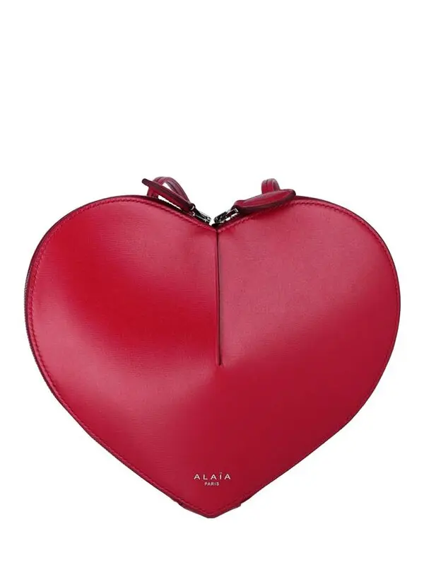 Alaïa Le Cœur" Shoulder Bag - Red