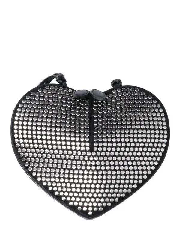 Alaïa Le Cœur" Shoulder Bag - Silver